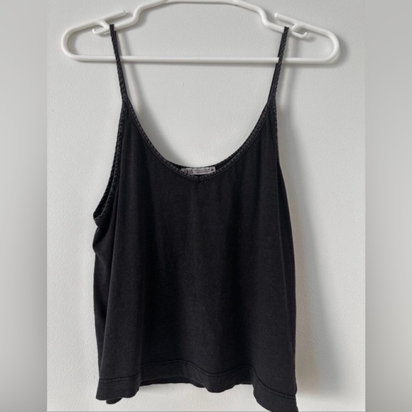 Zara | Tops | Zara Black Camisole Top | Poshmark